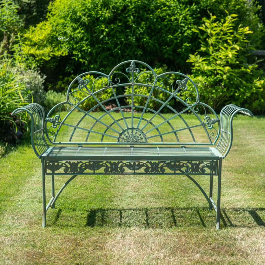 Ascalon Peacock Bench - 'Vintage Green'