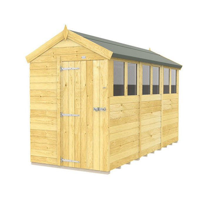 5ft x 12ft Apex Shed - Garden Wildlife