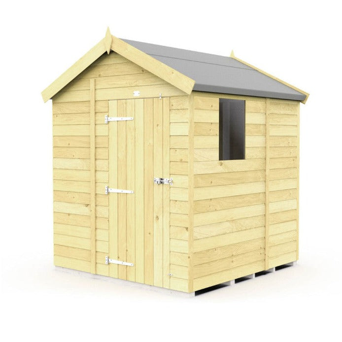6ft x 5ft Apex Shed - Garden Wildlife
