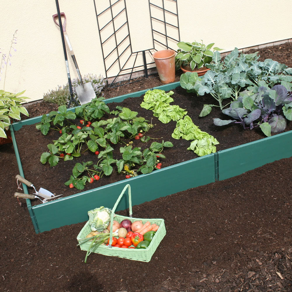 Build-a-Bed Raised Vegetable Grow Bed & Planter (250mm high) - Garden ...