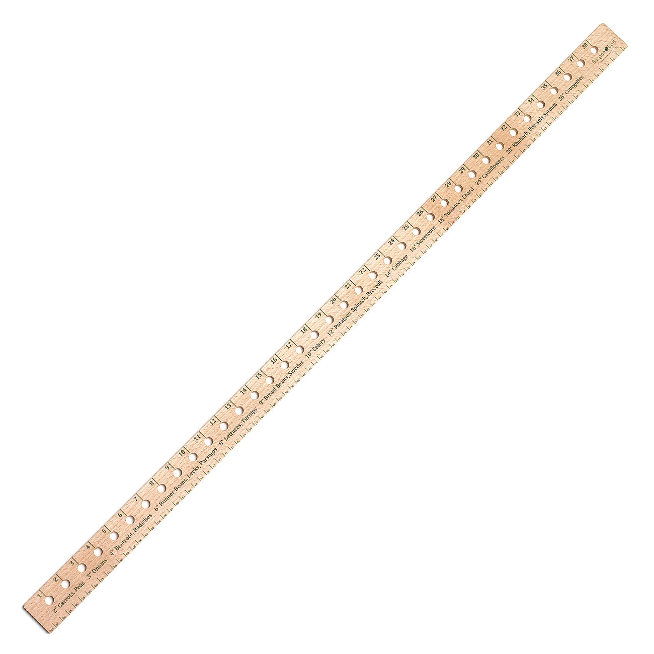 Burgon & Ball Seed and Plant Spacing Ruler | Garden Wildlife