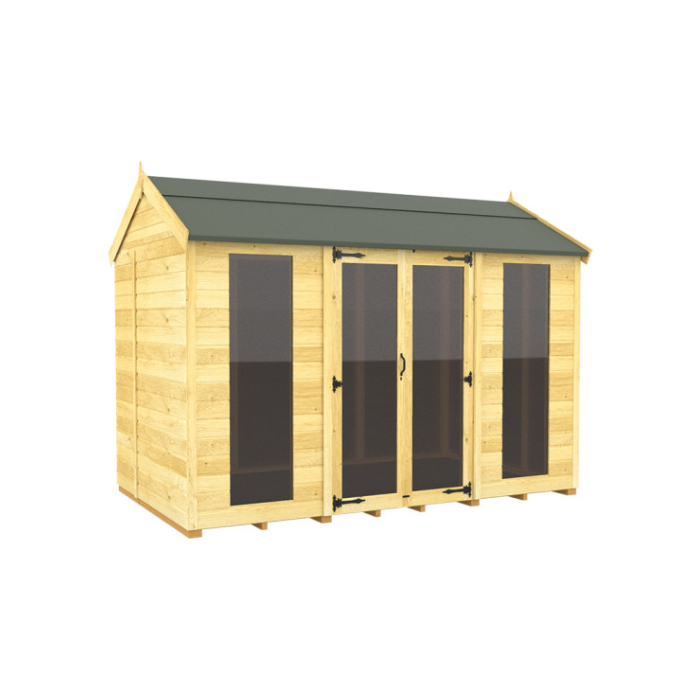 7ft x 10ft Apex Summer House (Full Height Window) | Garden Wildlife