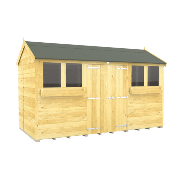5ft x 12ft Apex Summer Shed - Garden Wildlife