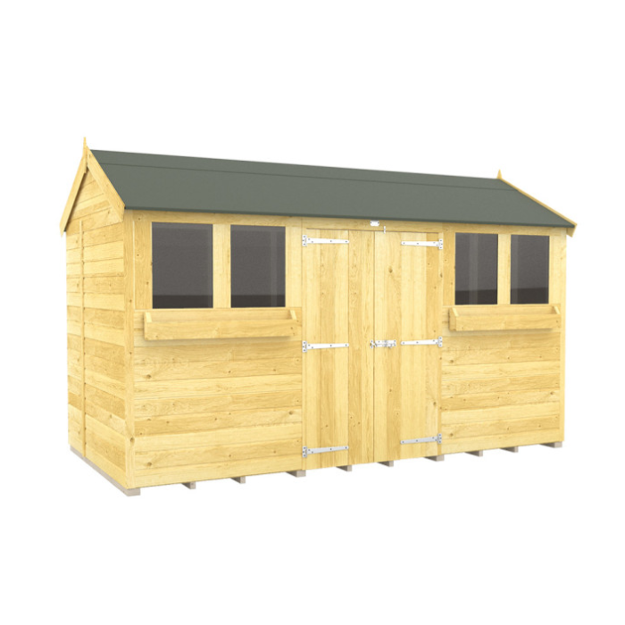 6ft x 12ft Apex Summer Shed - Garden Wildlife