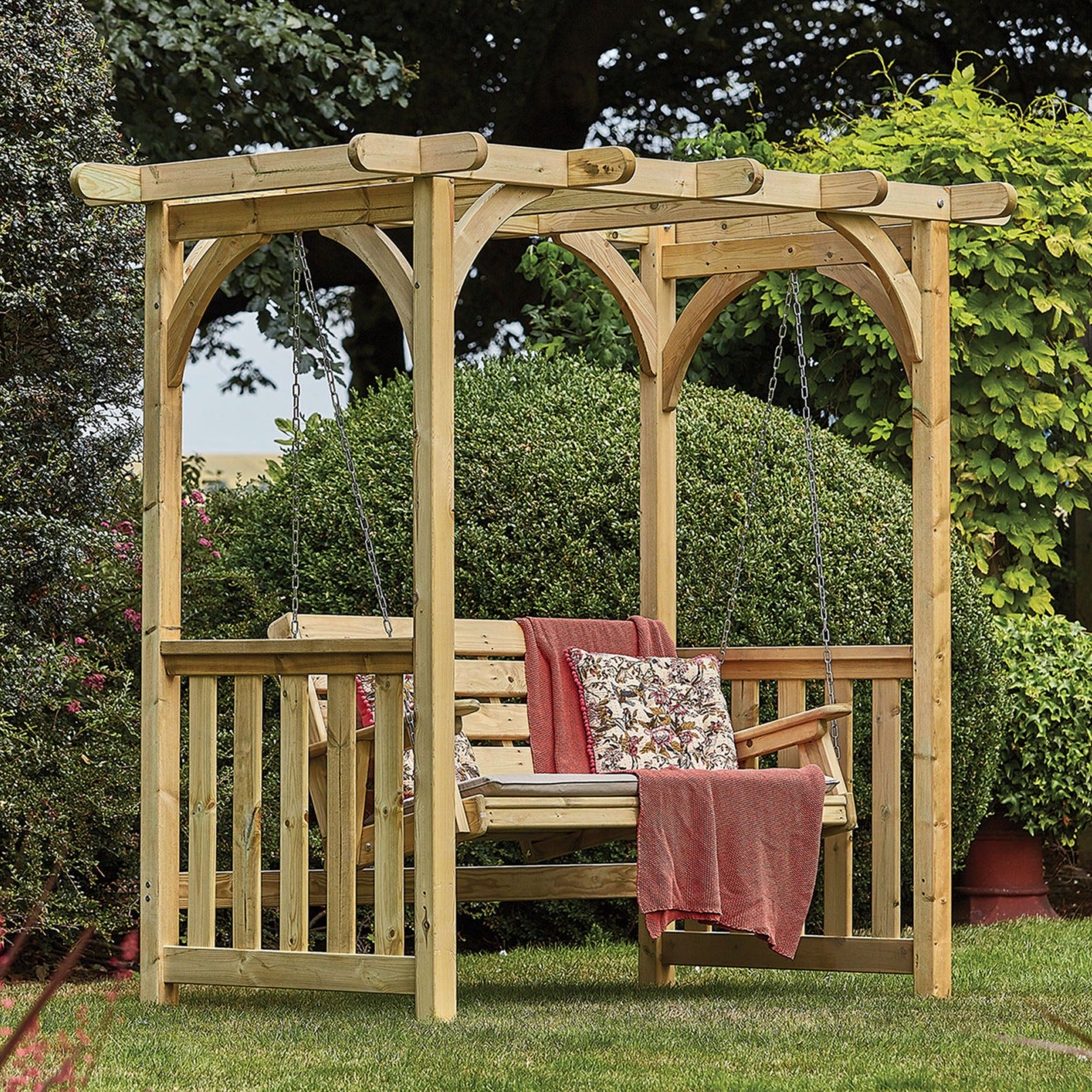 Woodshaw Appleton Swing Arbour - Garden Wildlife