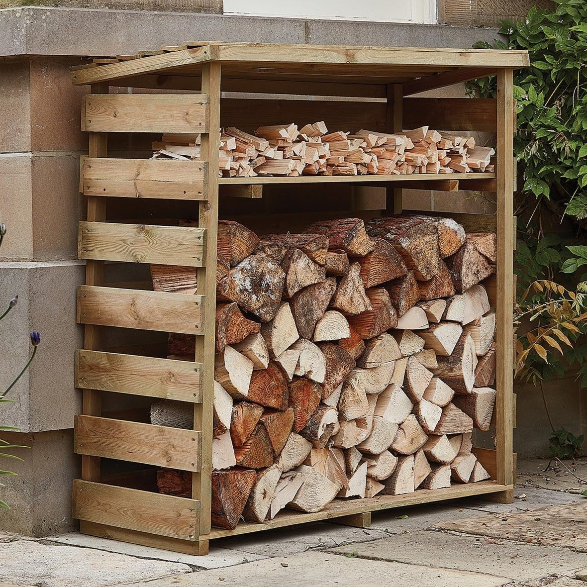 Woodshaw Log store - Garden Wildlife