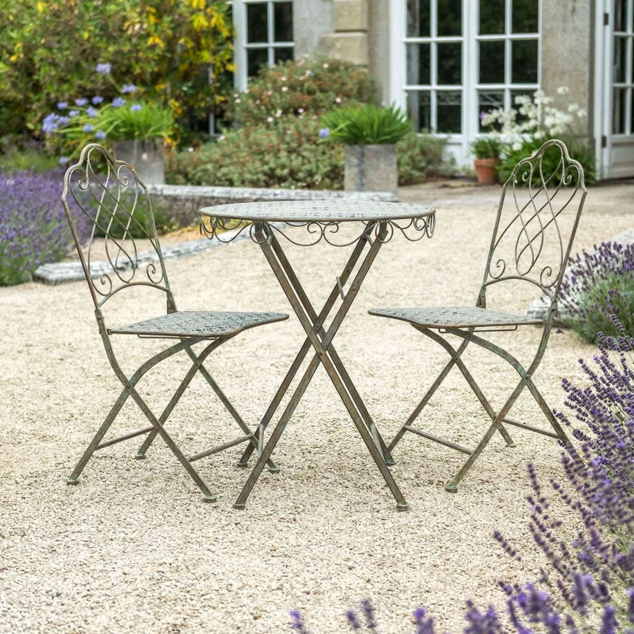 Ascalon Avalon 3 Piece Bistro Set - 'Green Rust'
