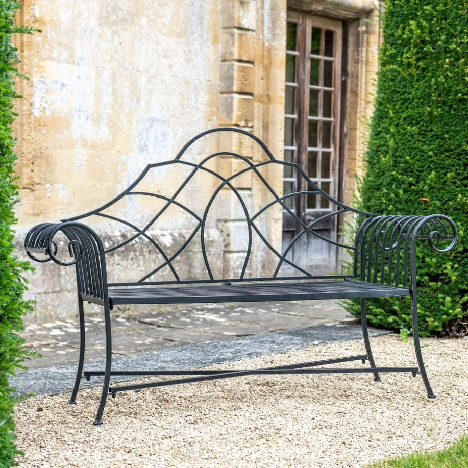 Ascalon Lutyens Bench - 'Black'