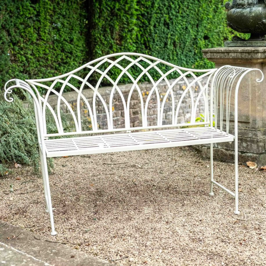 Ascalon Kings Garden Bench - 'Cream'