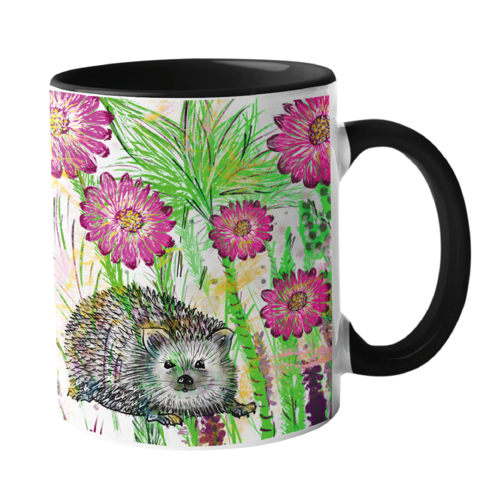 Pink Hedgehog Mug