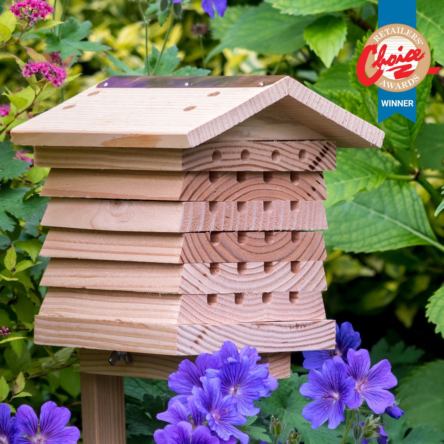 Wildlife World Stacking Solitary Bee Hive | Garden Wildlife