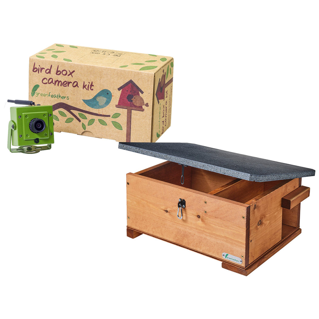 Green Feathers Hedgehog House 1080p WiFi Camera (3rd Gen) Deluxe Bundle ...